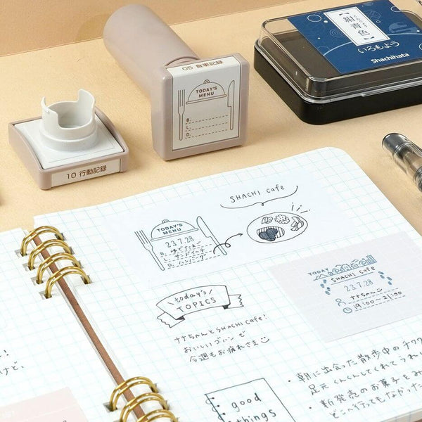 Shachihata Daily Log Stamp (Stamp Body w/wo Master Part) – Sumthings of ...