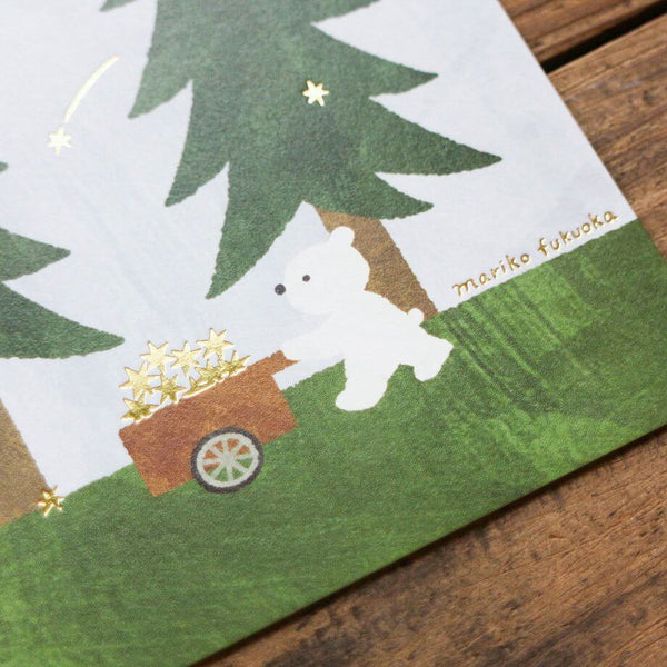 Mariko Fukuoka Postcard - Hoshi Kuma – Sumthings of Mine