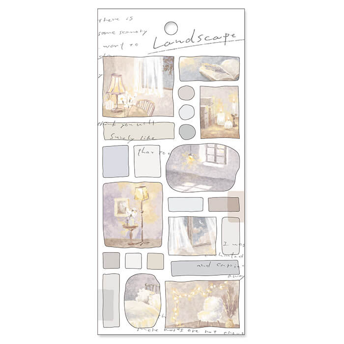 Landscape Sticker - Late Night – Sumthings of Mine