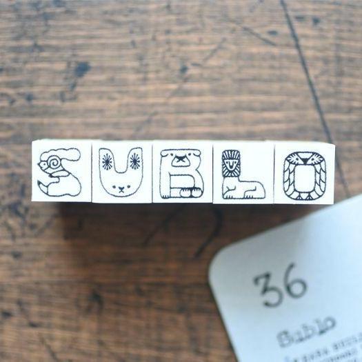 36 Sublo Alphabet Rubber Stamps – Sumthings of Mine