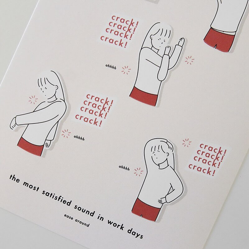 crack crack crack Sticker Sheet – Sumthings of Mine