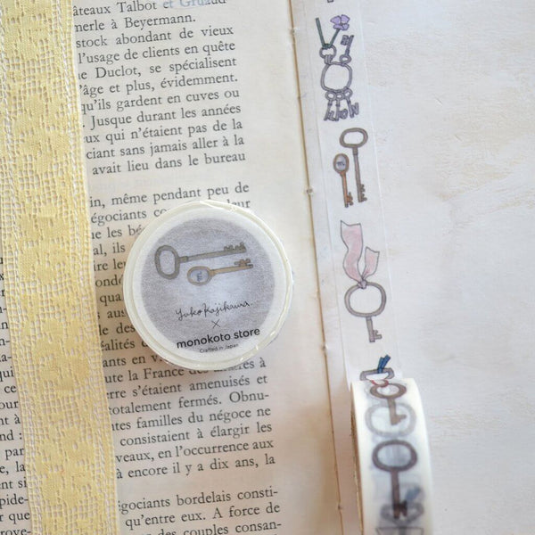 monokoto store x Yuko Kajikawa Washi Tape - Keys – Sumthings of Mine