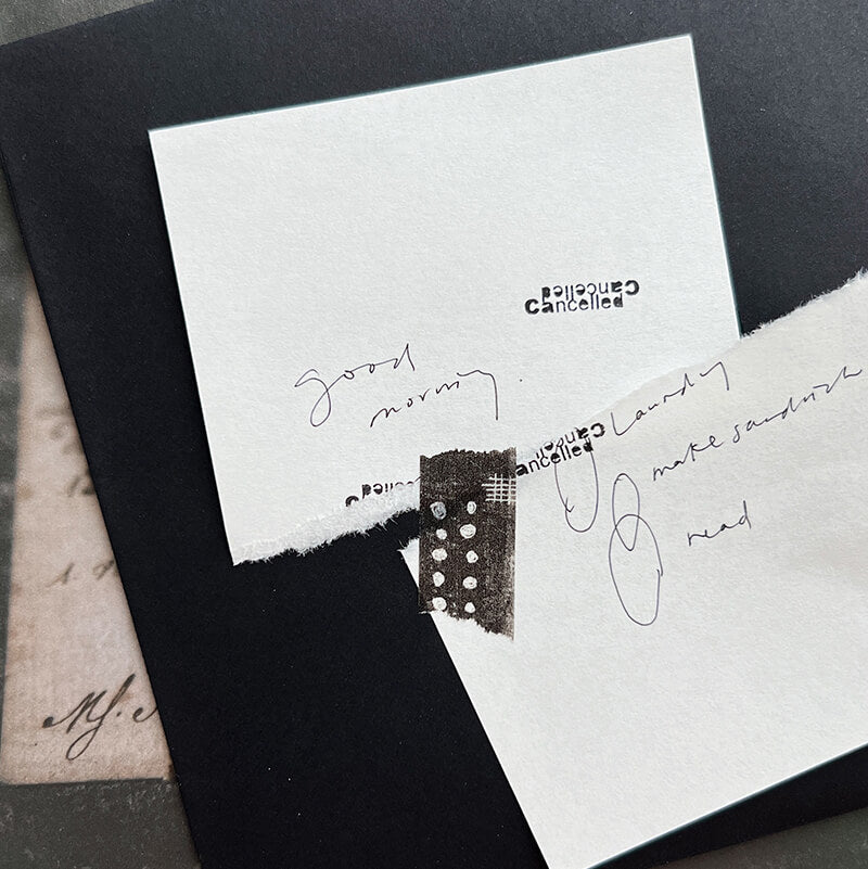 9pt. (2) Tiny Text Rubber Stamp – Sumthings of Mine